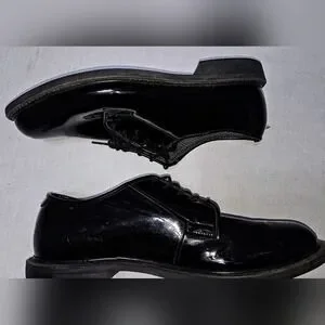 Bates | Shoes | Bates Lites High Gloss Military Dress Shoes 2d117 ...